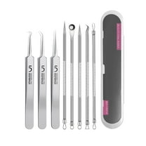 Tutuviw 7 in 1 Pimple Blackhead Remover Extractor Tool Kit Professional ...
