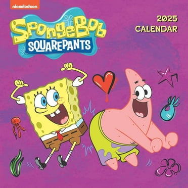 Calendar Ink, Spongebob Squarepants 2025 Wall Calendar - Walmart.com