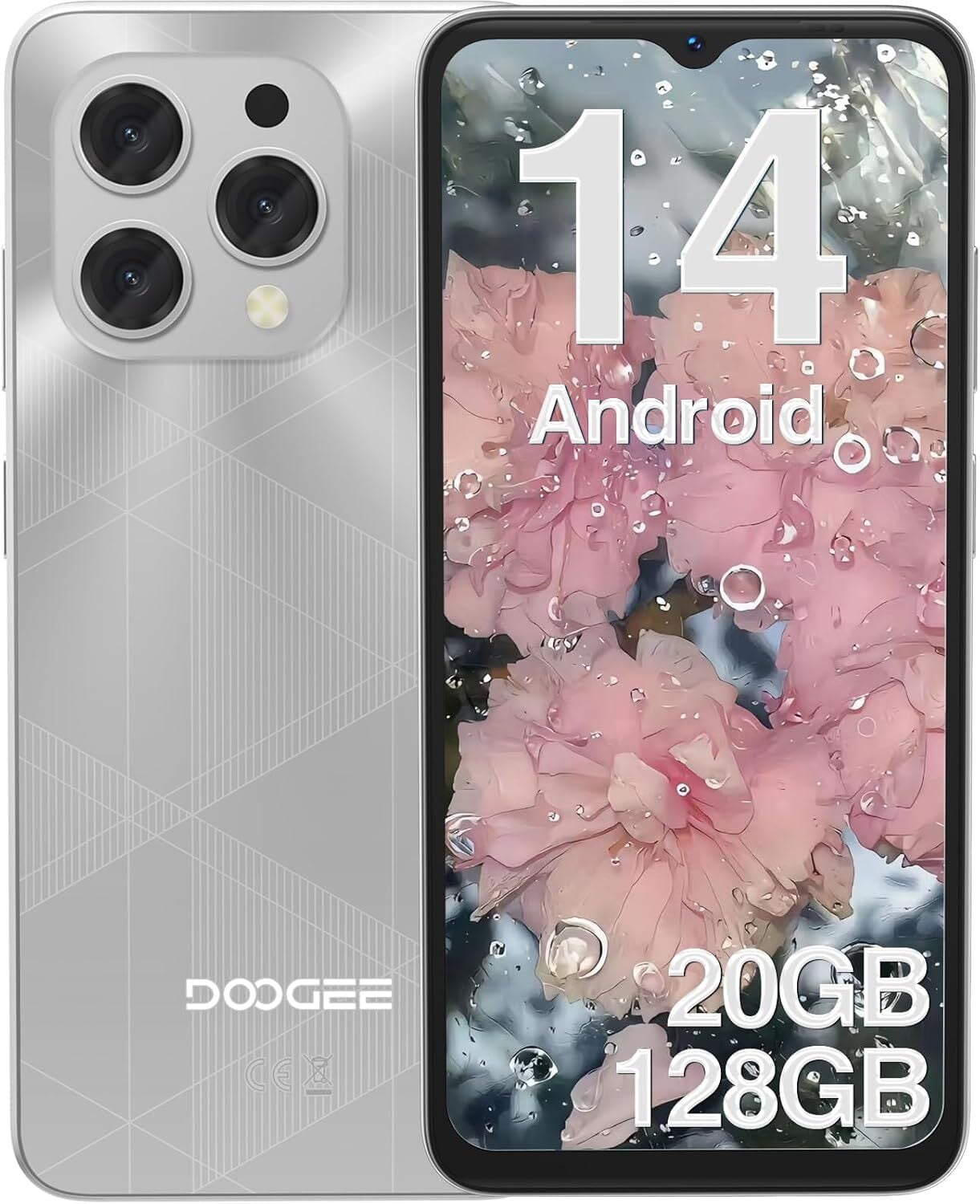 Doogee N55 Plus Android 14 celular 20 GB+ 128 GB/TF 1 TB | Walmart en línea