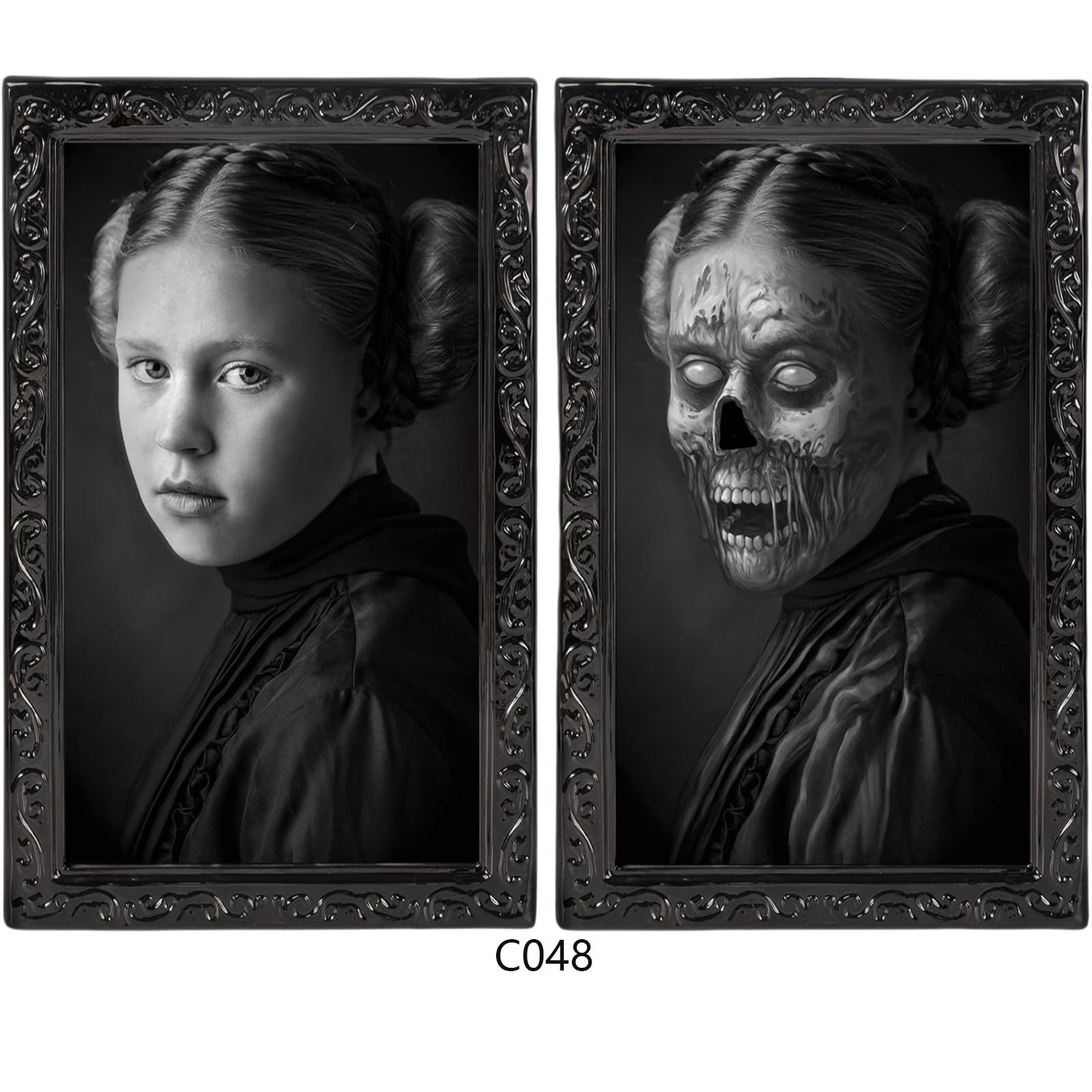 Horror Picture Frame Lens 3D Face Changing Horror Portraiture Haunted ...