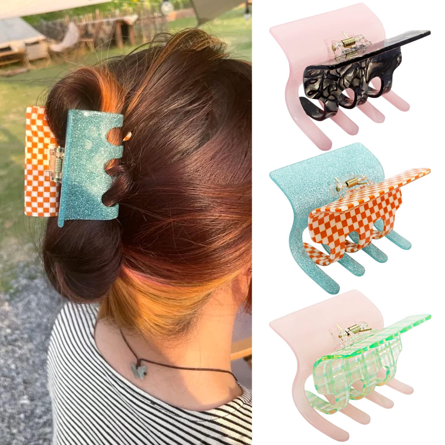 Shell Hair Clips