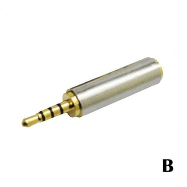 Gold Plated 3.5mm Male to 2.5mm Female Audio Headphone Adapter Headset ...