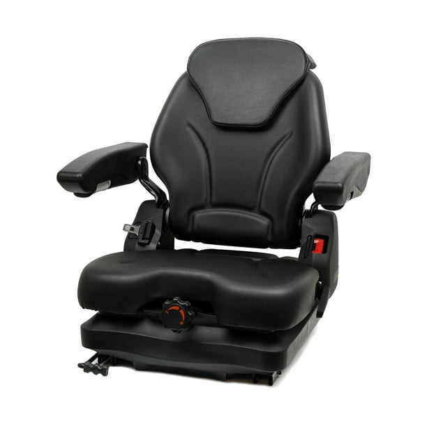 TICSEA Highback Low Suspension Tractor Seat,Adjustable Backrest ...