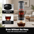 Manual Coffee Press Dual Filter Portable Maker 10 Oz - Walmart.com