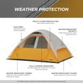 CORE 10' x 9' 6 Person Dome Camping Tent, 14lbs - Walmart.com