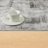 BERTHMEER 4'x6' Gray Abstract Modern Area Rugs for Office Entryway ...