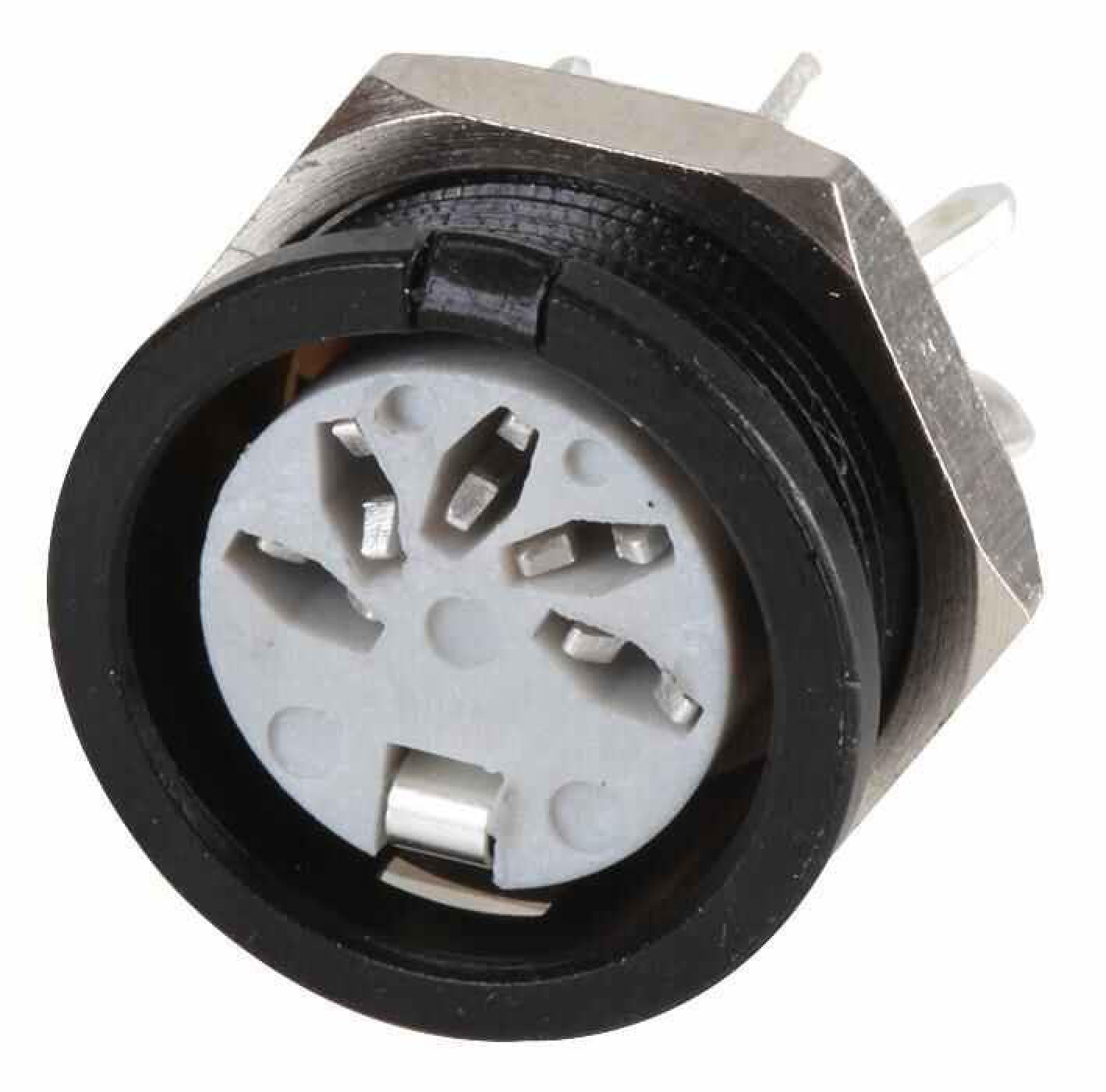 DELTRON ENCLOSURES - Circular DIN Socket, 5 Pin 180 Degree - Walmart.com