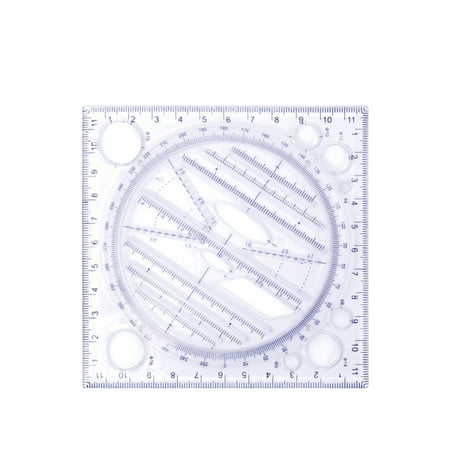 Rotating Ruler Construction Stereo Geometry Template Drafting Measuring ...