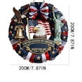 Personalized U.S. 250th Anniversary Door Wreath Custom Family Name ...