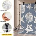 Blue Coastal Backdrops for Photography, Starfish Shell Ocean Nautical ...