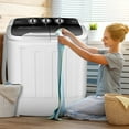 Gymax Compact Mini Twin Tub 8lbs Washing Machine Washer Spinner ...