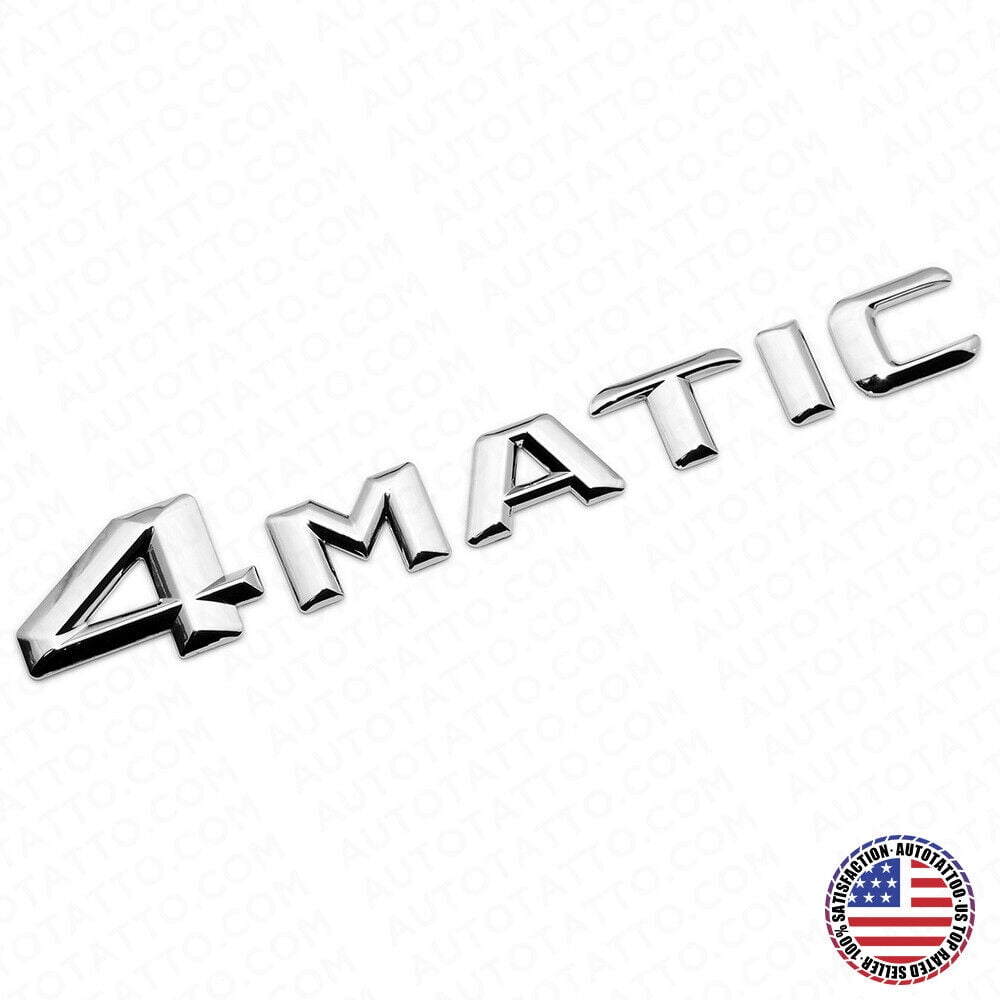 15-16 Mercedes 4 Matic Emblem 3D Trunk Logo Letter Sport Badge AMG ...