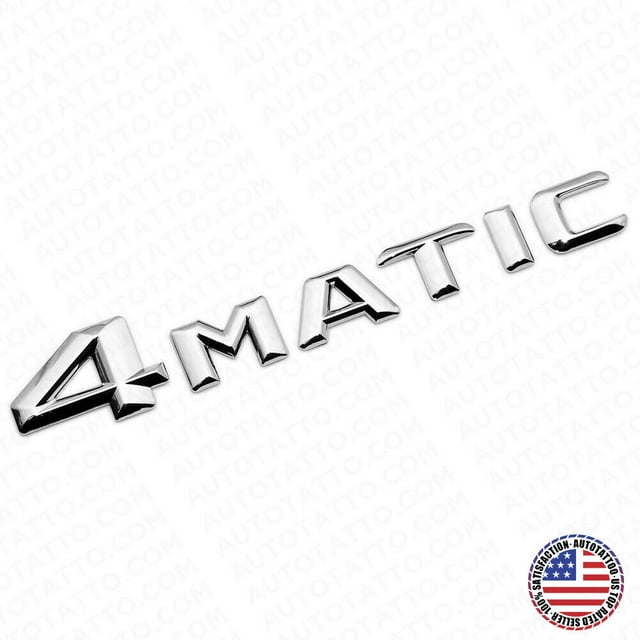 15-16 Mercedes 4 Matic Emblem 3D Trunk Logo Letter Sport Badge AMG ...