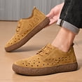 Men’s Summer Casual Oxford Sneakers Breathable Hollow Out Walking Shoes ...