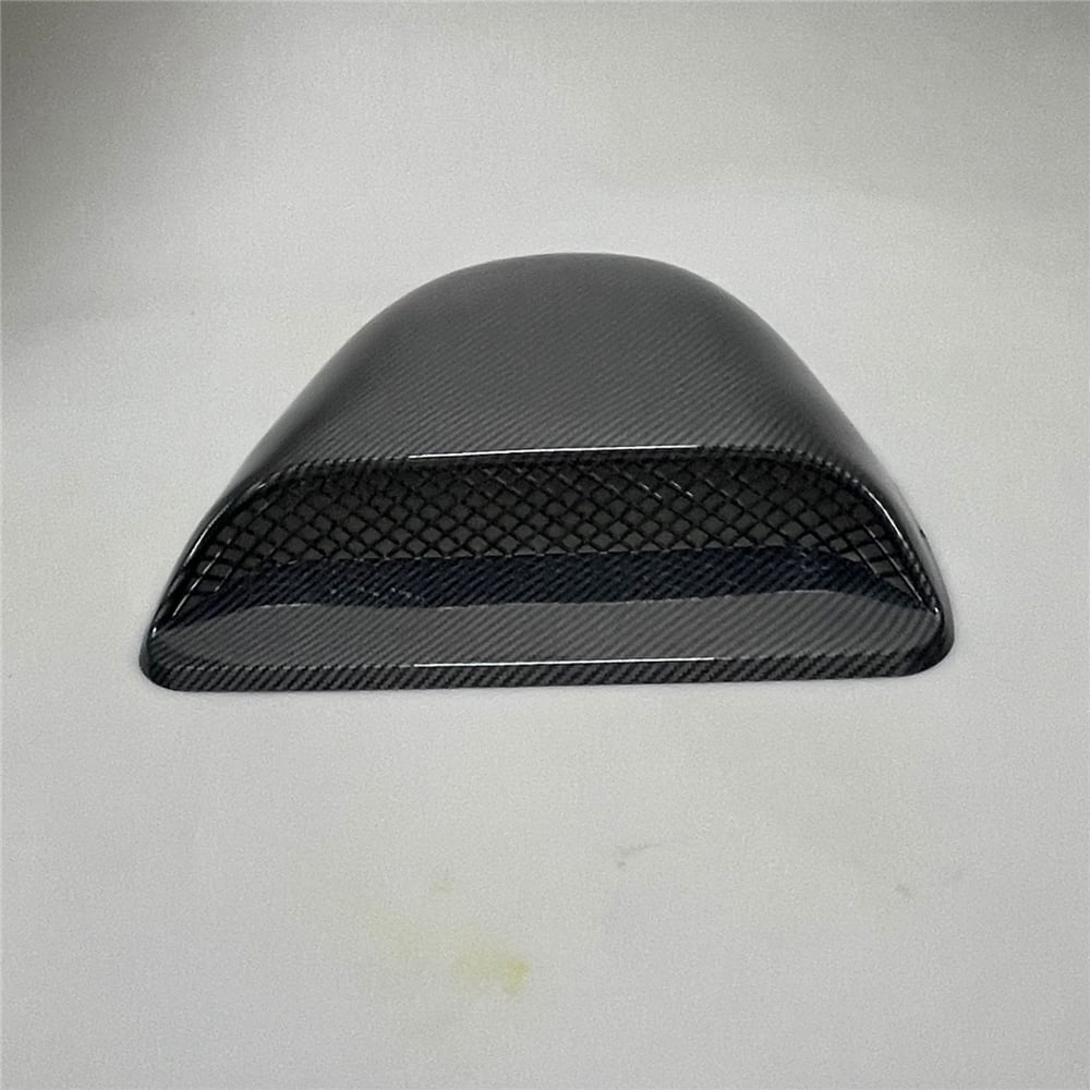 FYUU Carbon Fiber Look - ABS Car Air Flow Intake Hood Scoop Vent Cover ...