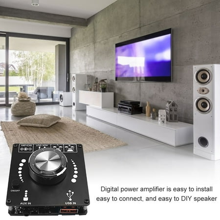 Mini Power Amplifier Bluetooth 5.0 Digital Audio amplifier wireless ...