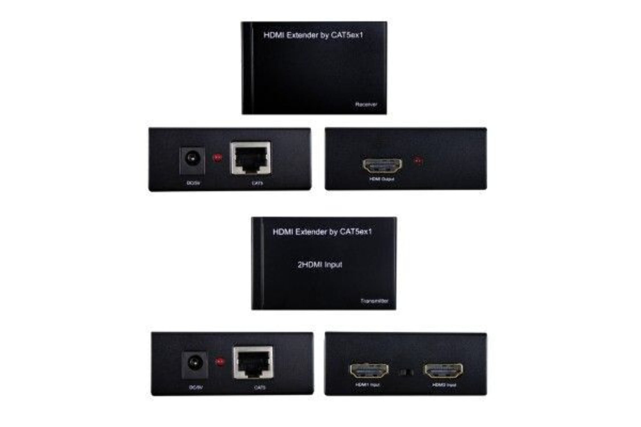 HDMI Extender over Cat5/Cat5e/Cat6 - 150ft/45 Meters - HDC5EXTS ...