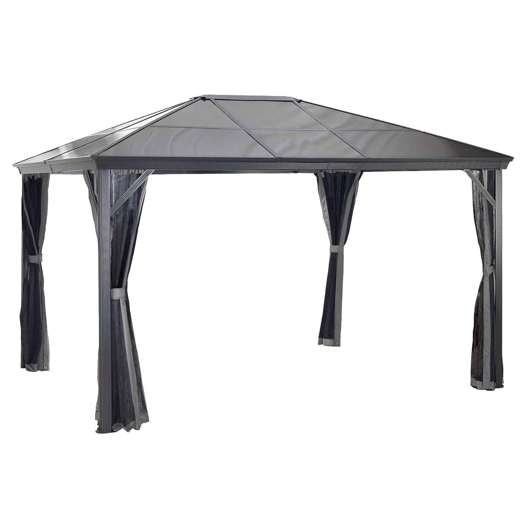 Click here for Sojag Verona 10 X 14 X 8.5 Ft Charcoal Gazebo 10 F... prices