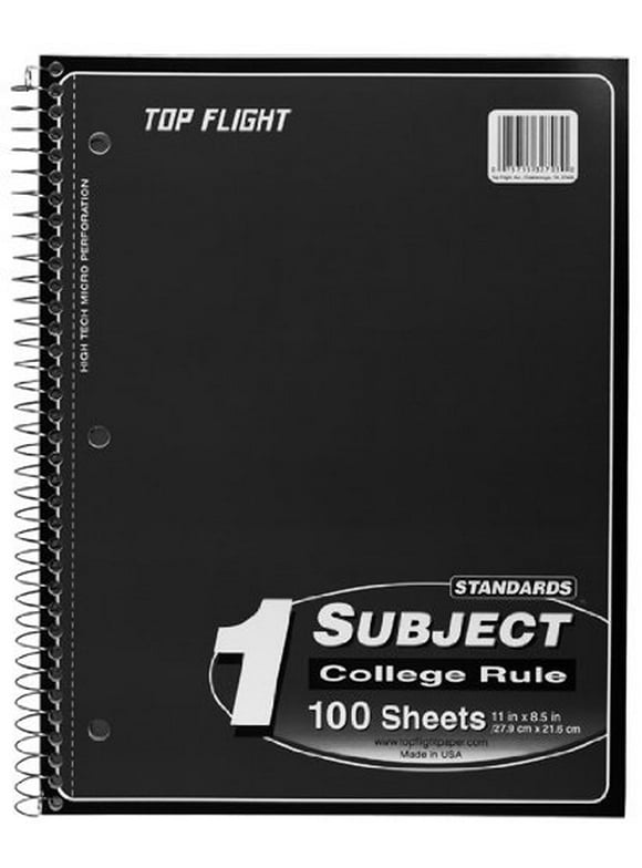 Top Flight Spiral Notebooks in Notebooks & Pads - Walmart.com