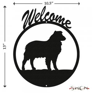 AUSTRALIAN SHEPHERD Welcome Sign - Walmart.com