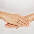 Forever Bride .33 CT Diamond Oval Engagement Ring in 10K White Gold ...