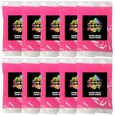 Color Blaze Run Bulk Colored Powder Packets - 50 Assorted Individual ...