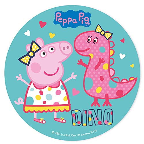 PEPPA PIG Image 8" Round Edible Cake Topper Frosting Sheet - Walmart.com