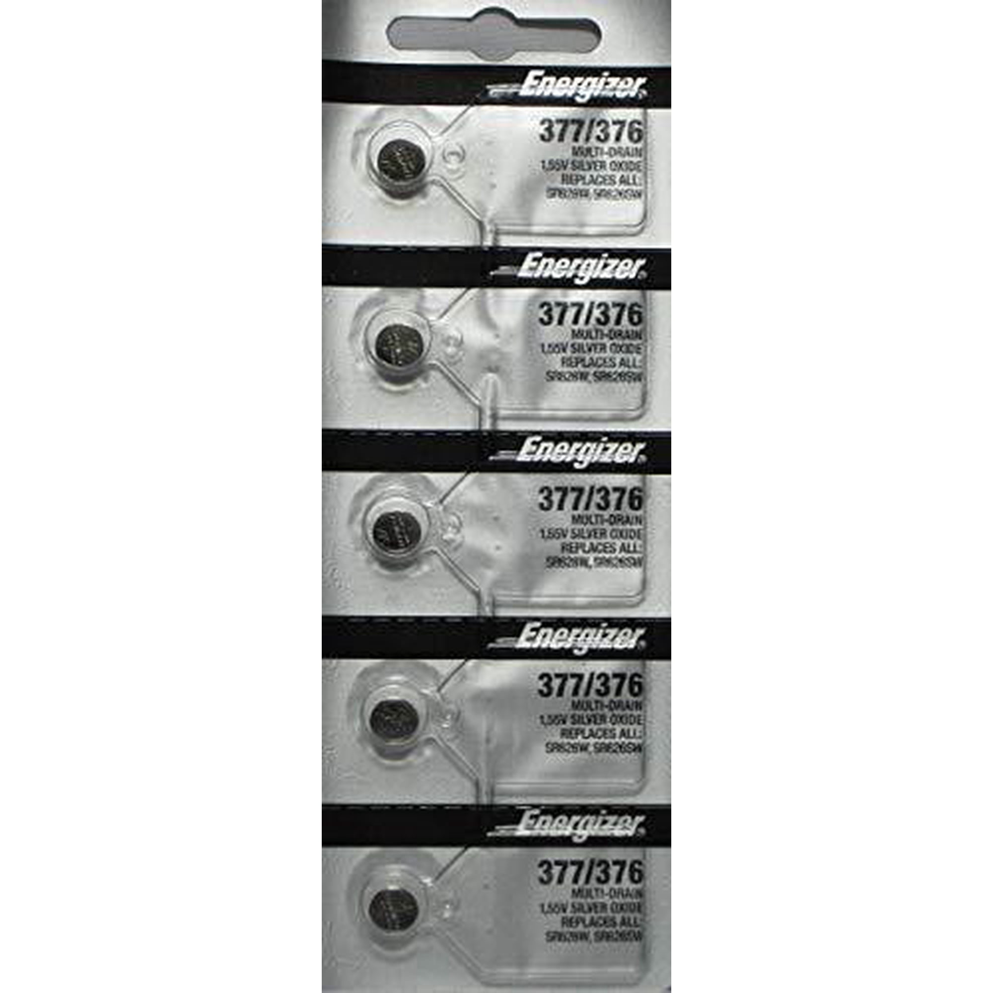 Click here for Energizer 377/376 Watch Batteries (Pack Of 5) prices
