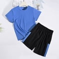 akafmk Summer Boys 2-Piece Sports Clothes Fast Dry Short Sleeve T ...