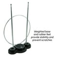 GE Traditional Rabbit Ears Indoor HDTV Antenna, 30-mile Range, VHF UHF ...