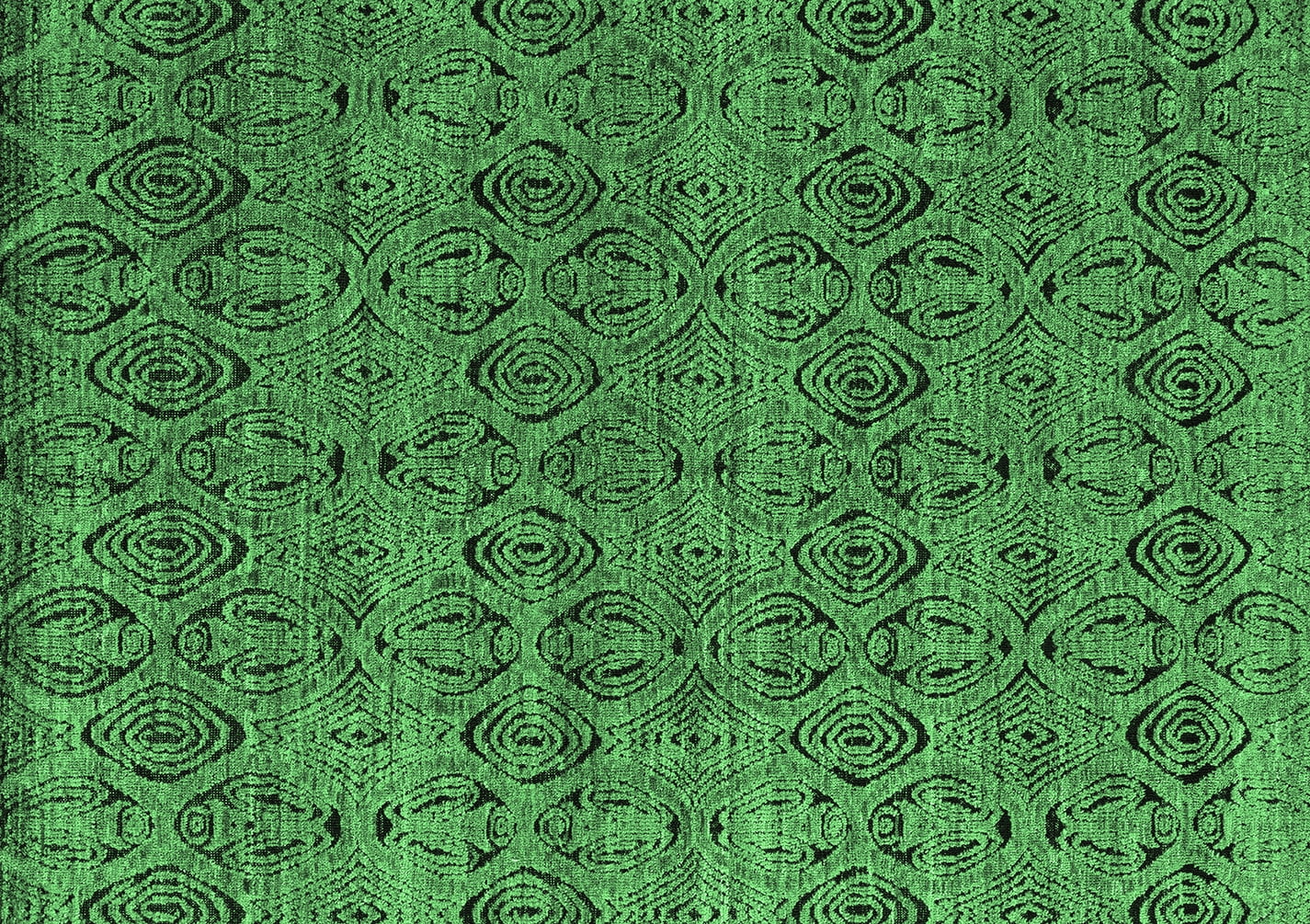 Ahgly Company Indoor Rectangle Abstract Emerald Green Modern Area Rugs ...