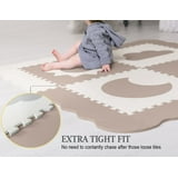 "CHILDLIKE BEHAVIOR Beige Foam Floor Playmat for Toddlers & Kids - 61 ...