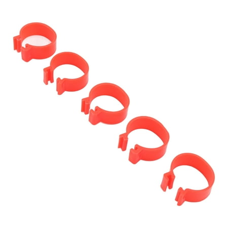 100 Pcs Chicken Leg Rings, Medium Large Clip On Chicken Leg Bands ...