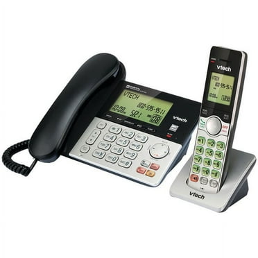 Vtech CS6649-2 Digital Answering System, Corded Base and 2 Cordless ...