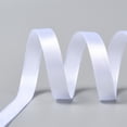 1 Group Single Face Satin Ribbon Polyester Ribbon White 3/8 inch(10mm ...