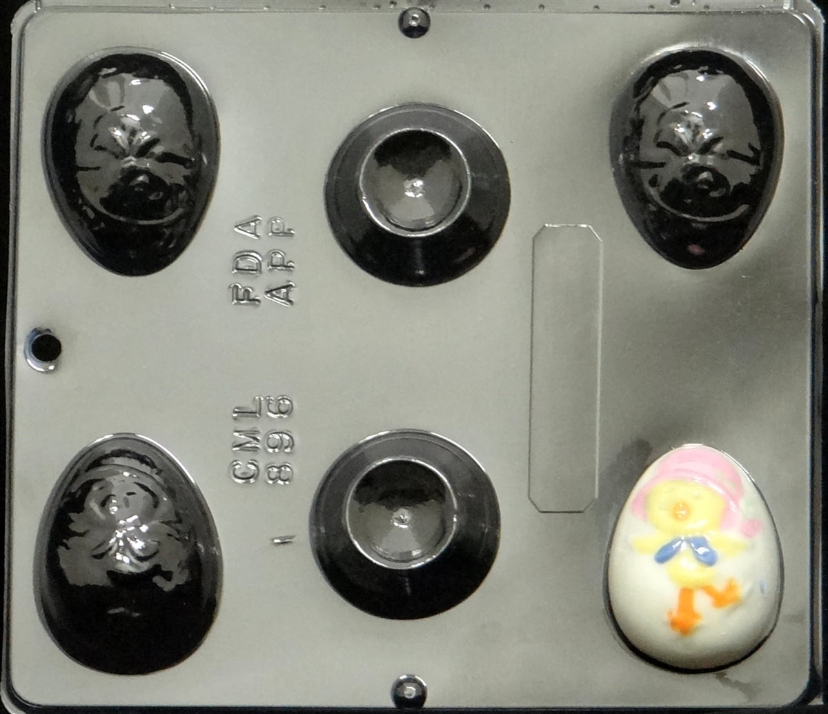896 Chick Egg Assembly with Stand Chocolate Candy Mold - Walmart.com