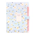 6 Pockets Expanding File Folder Flower Pattern File Organiser Sorting ...