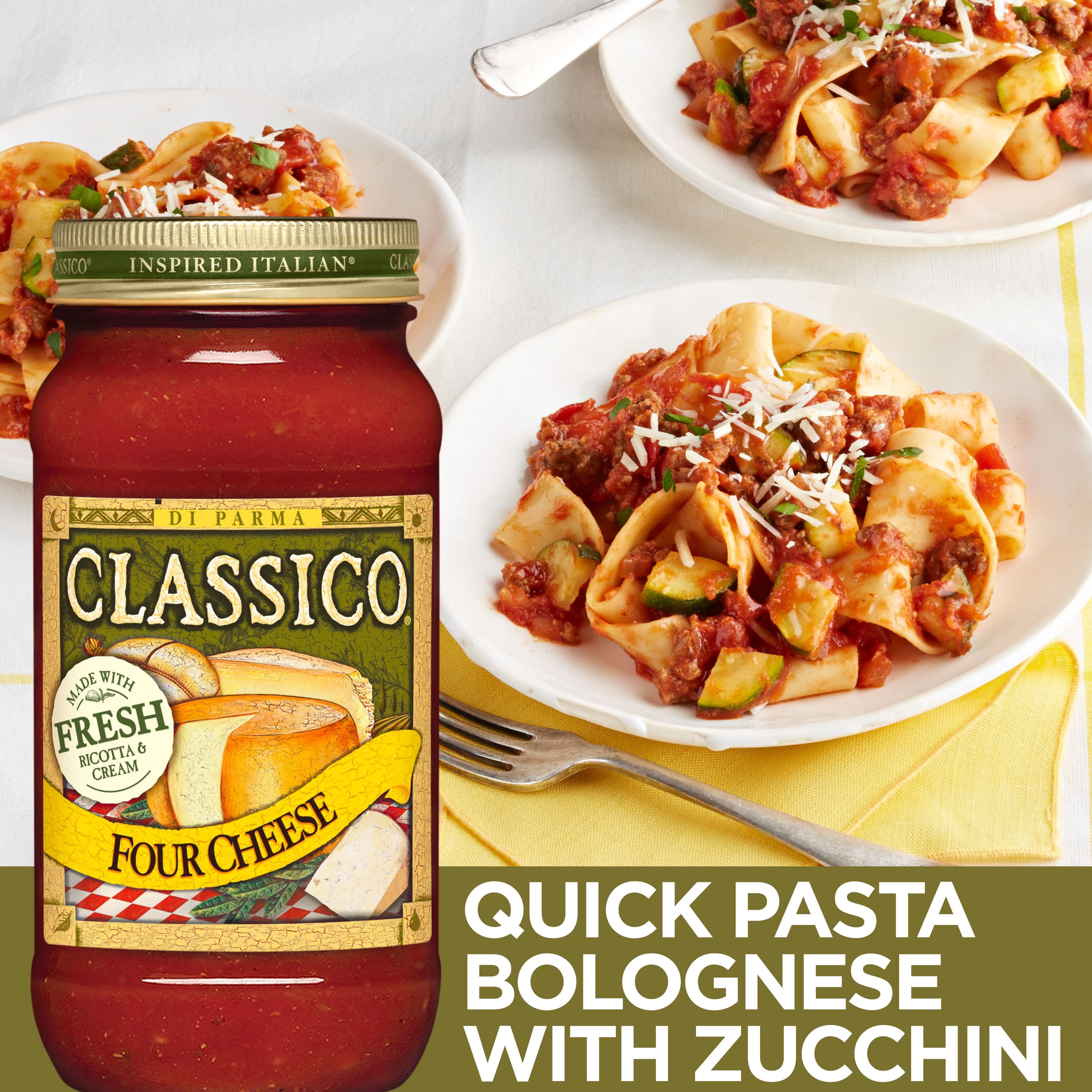 Classico Four Cheese Tomato Sauce Recipe | Besto Blog