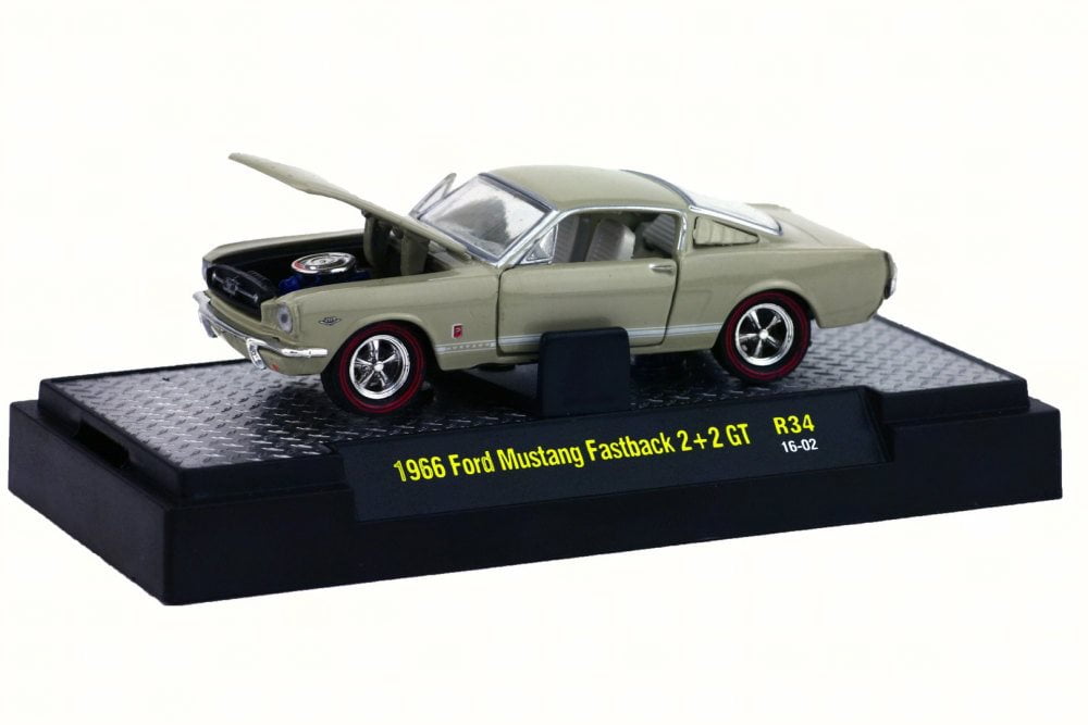 1966 Ford Mustang Fastback 2+2 GT, Willow Green - Castline M2 Machines ...