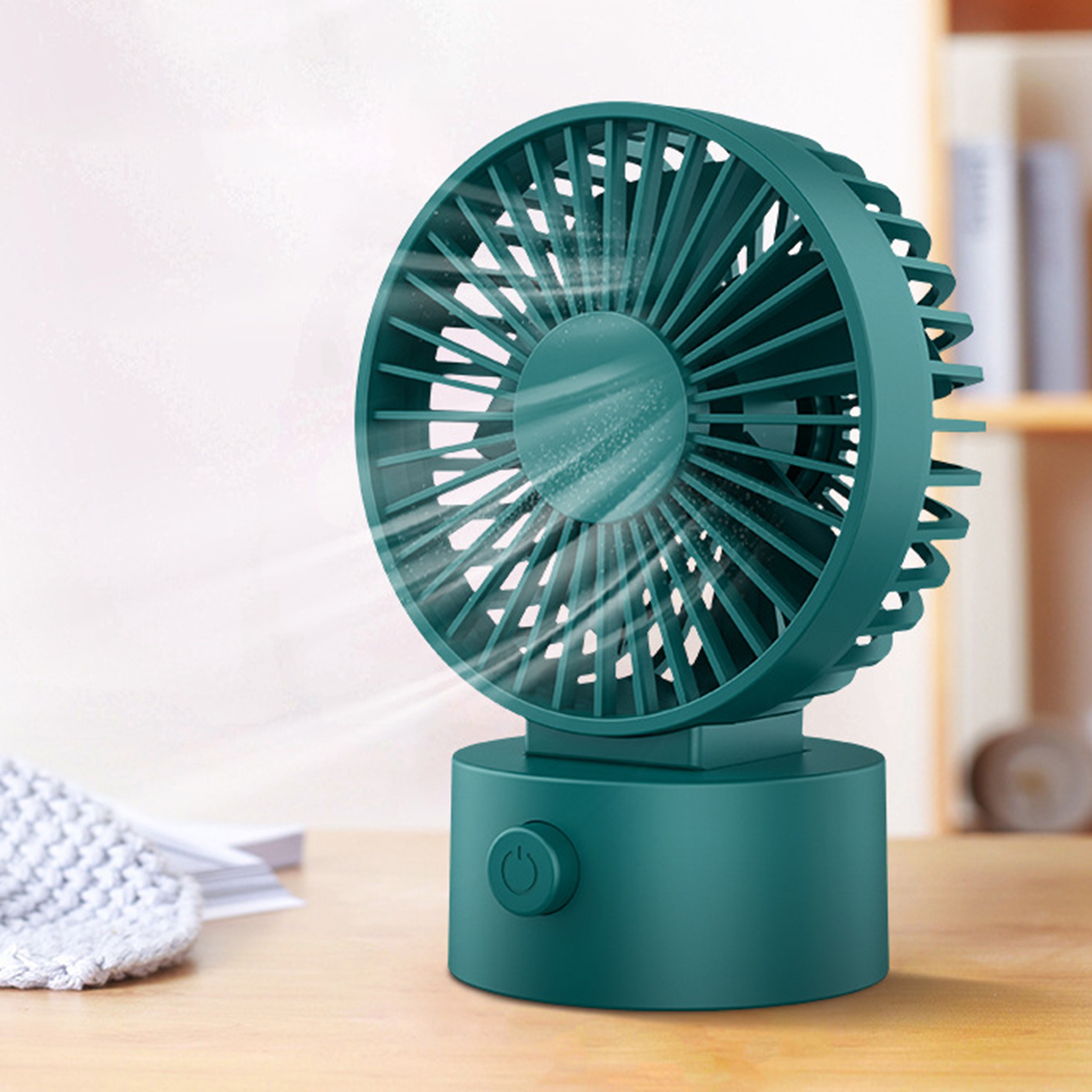 Hesroicy USB Desk Fan 3 Gears Strong Wind High Quality ABS Adjustable ...