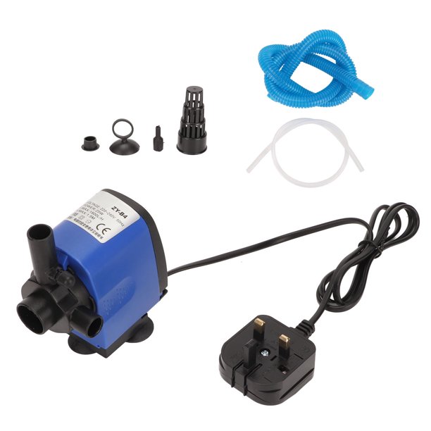Aquarium Fountain Pump, 2 In 1 Submersible Water Pump UK Plug 220V For ...
