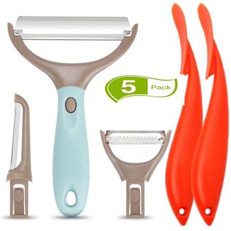 Set of 5, Best Julienne Vegetable Fruit , Orange , Stainless Steel ...