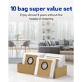 L60 Replacement Dust bags for eufy L50 SES, L60 SES Self-Empty Station ...