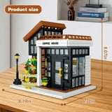 Building Blocks Coffee Shop Set, 1512 Pcs Coffee House Building Kit ...