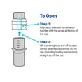 Safe Rx Locking Pill Bottle (Large) | Mini-Safe Pill Bottle ...