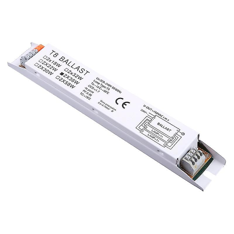 220-240v Ac 2x36w Wide Voltage T8 Electronic Ballast Fluorescent Lamp ...