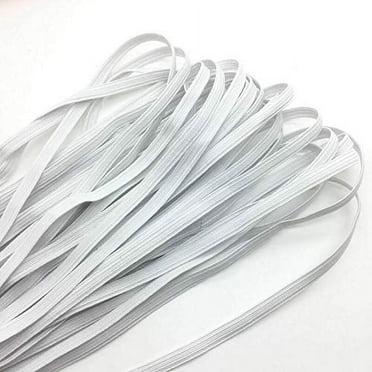 1/4 inch (6mm) Braided Flat Elastic Stretch Band: Sewing Crafts DIY ...