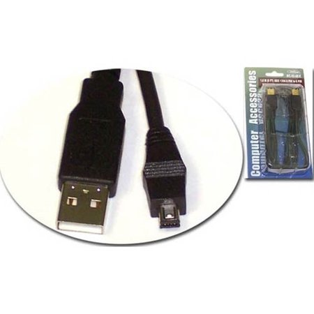 S2121.8315 - USB CABLE A MALE TO MINI B MALE 6FT BLACK | Walmart Canada