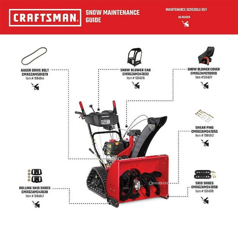 Craftsman Snowblower With Tracks
