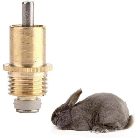Rabbit Drinker Nipple, 20Pcs Rabbit Drinking Water Nipple Metal Long ...
